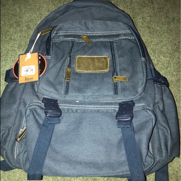 Bass | Bags | Bass Blue Backpack Brand New | Poshmark